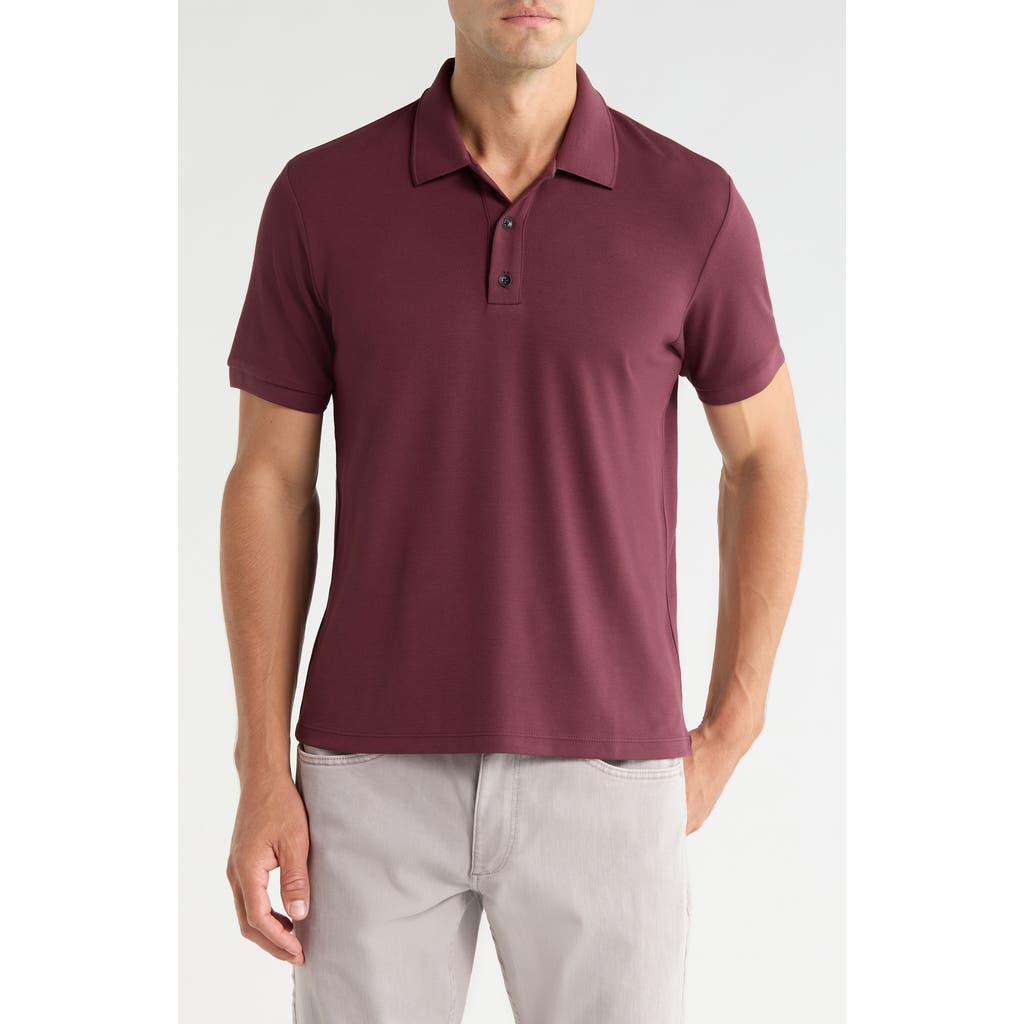 RAG & BONE slim fit tech piqué polo